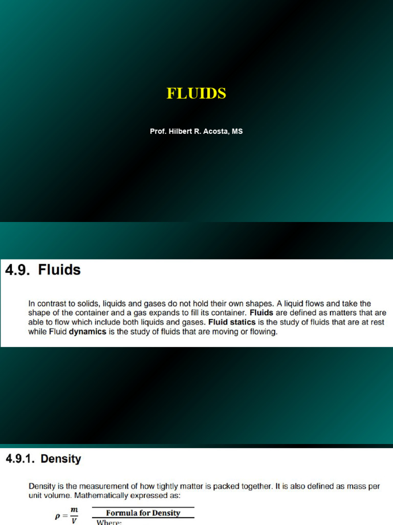FLUIDS.pptx | PDF