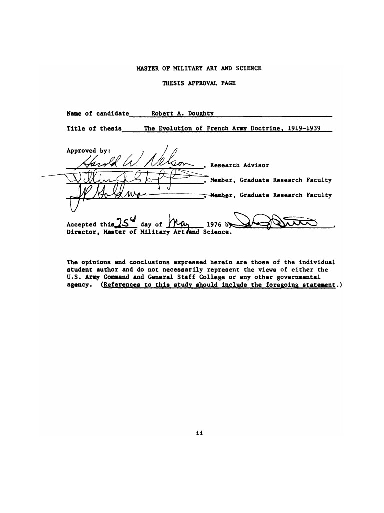 Evolution of French Army Doctrine, 1919-1939 | PDF | Division (Military ...