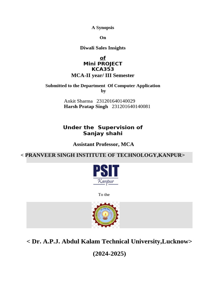 Mini_Project_Front_page[1][1] | PDF