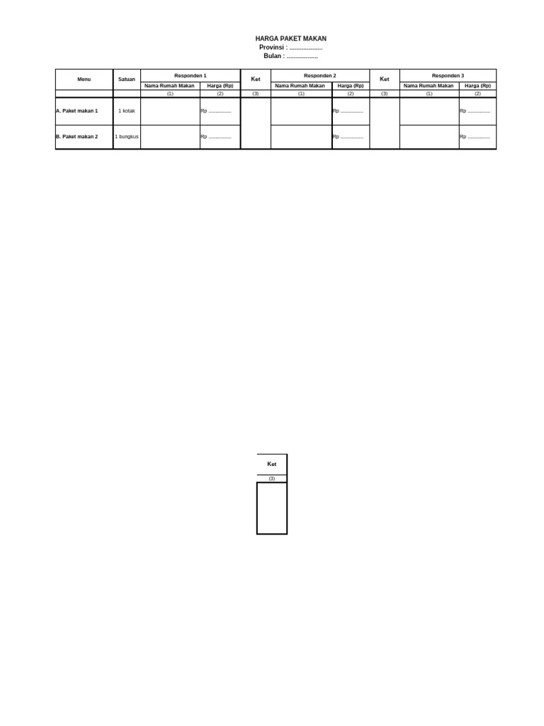 Formulir Survey SBM 2025 | PDF
