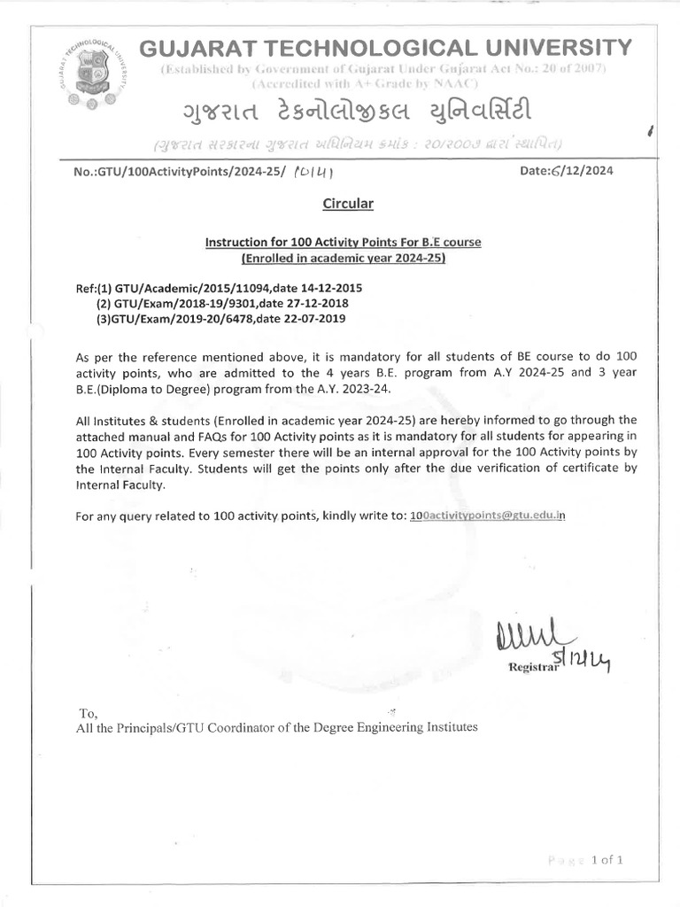 100 Activity Points | PDF