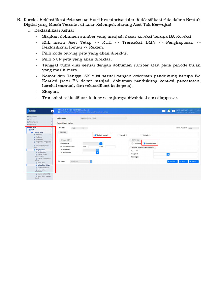 Petunjuk Reklasifikasi Peta (1) | PDF