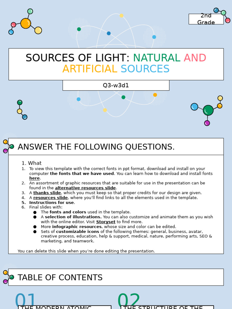 Sources of Light | PDF | Planets | Sun