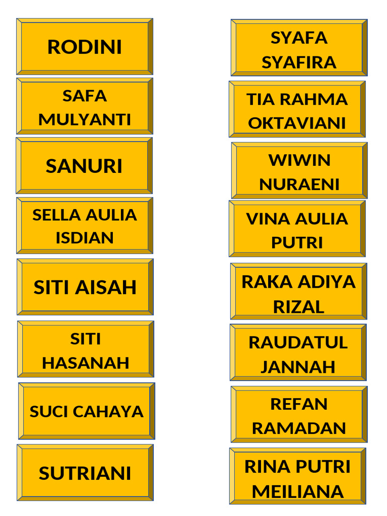 Nama Dicover Rapot Kls X | PDF