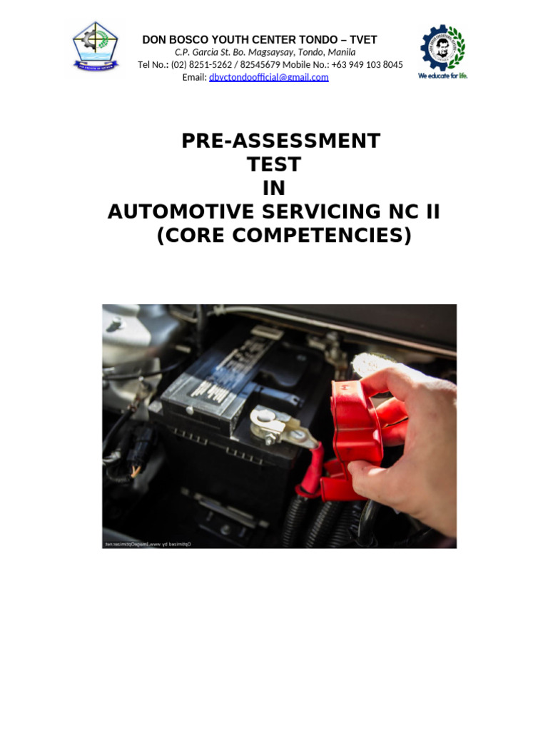 2 - Pre Test and Post Test | PDF | Rechargeable Battery | Electromagnetism