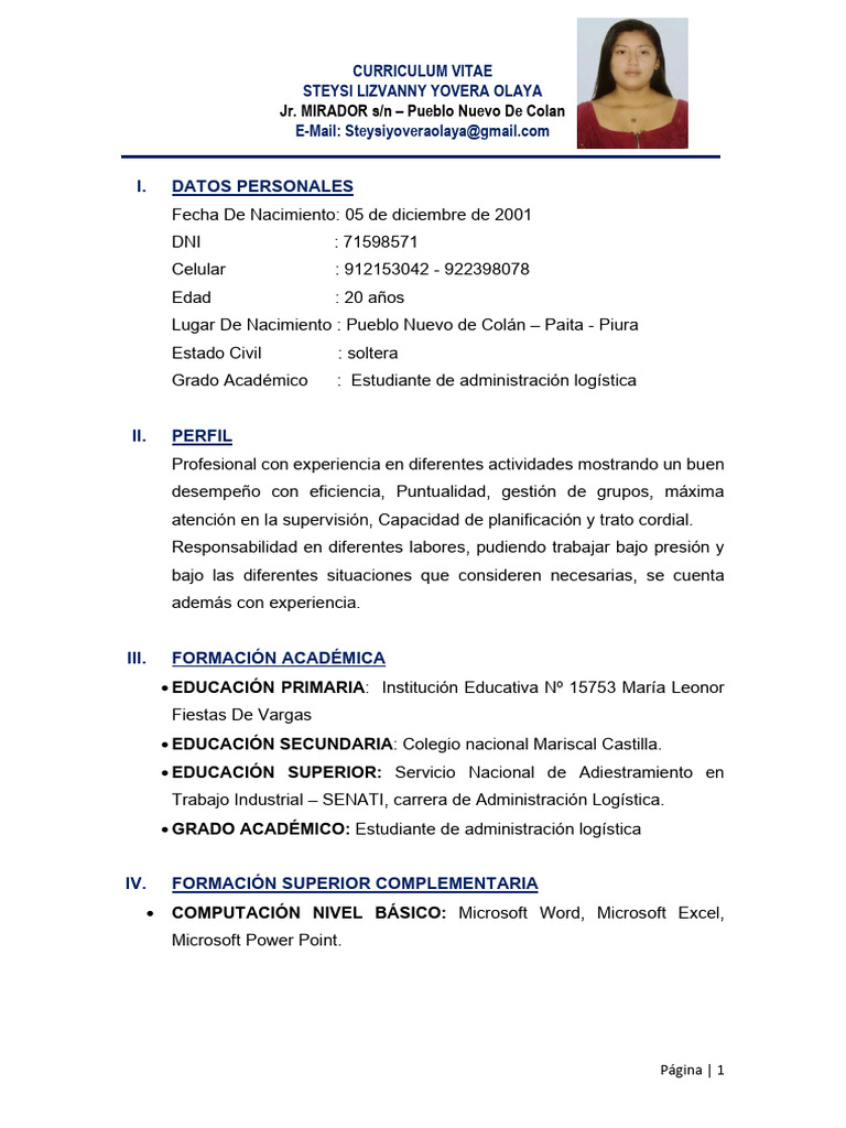 Cuerpo CV Merged | PDF | Documento de identidad