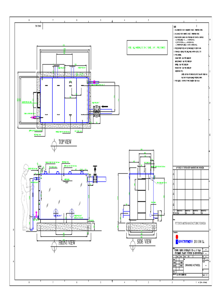 PT. Inductotherm Indonesia Drawing | PDF