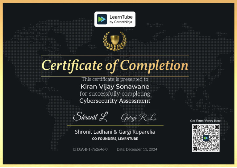 Certificate_and_report_for_Kiran Vijay Sonawane | PDF