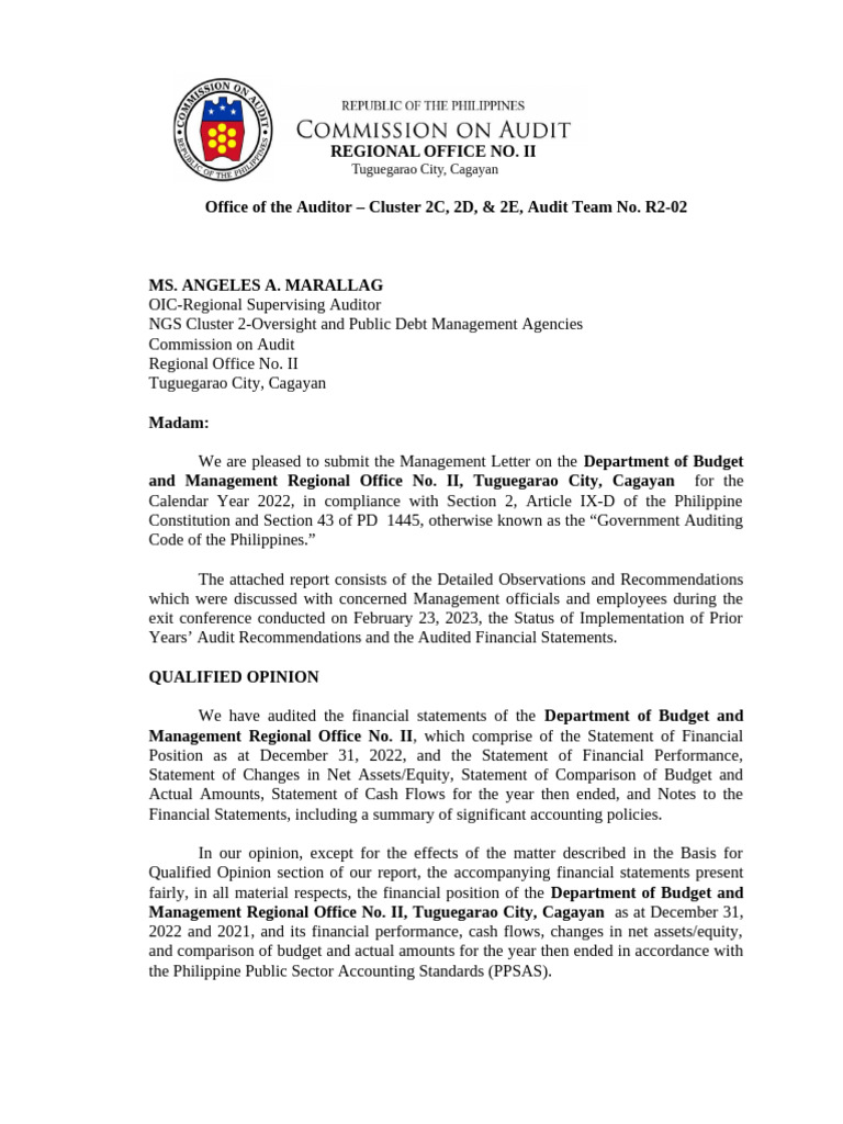 2 - TL To ORSA With Audit Opinion | PDF | Audit | Internal Control