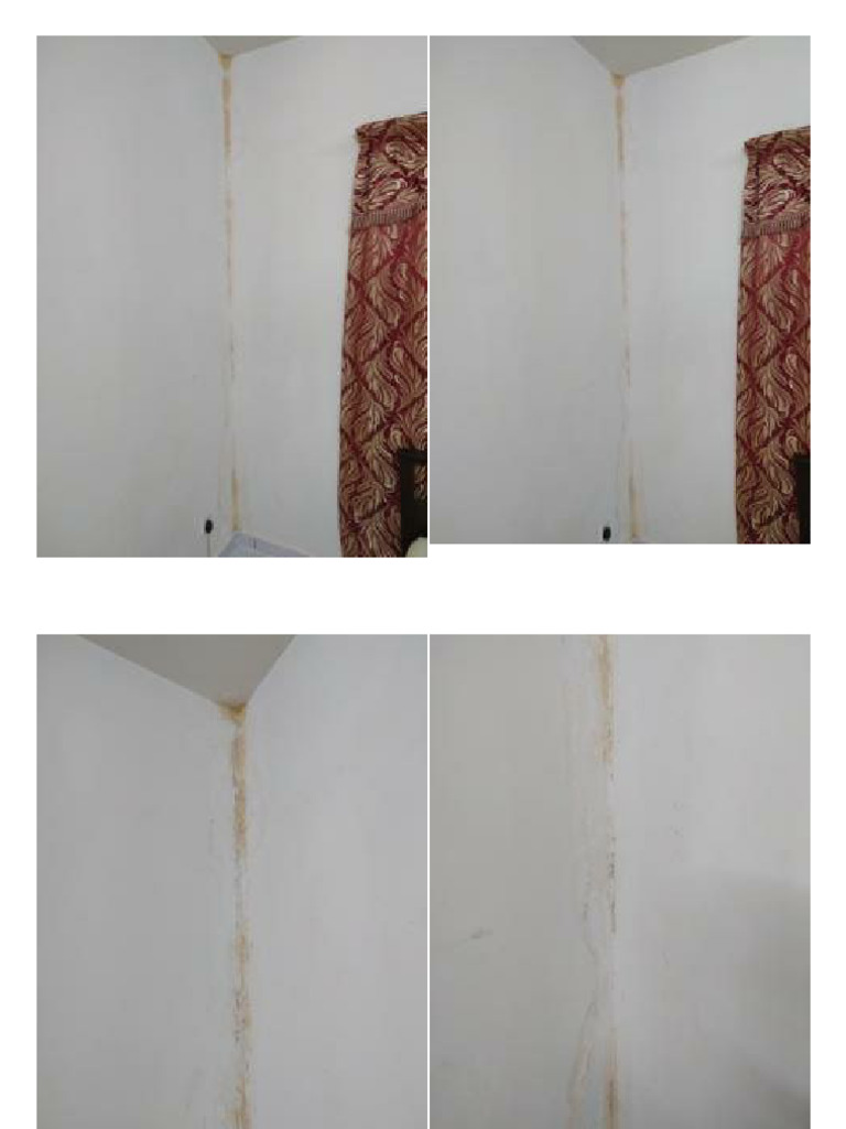 Dinding Bocor Bilik Utama & Bilik Ketiga | PDF