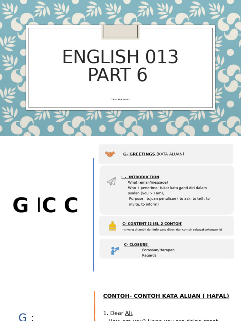 Part 6 Writing | PDF