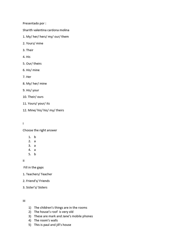Choose The Right Answer | PDF