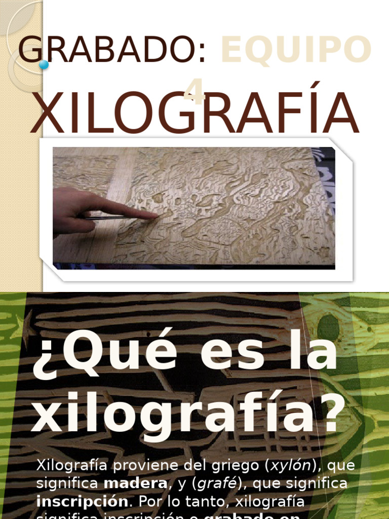Técnicas y Obras Clave de Xilografía | PDF | Xilografías | Grabado