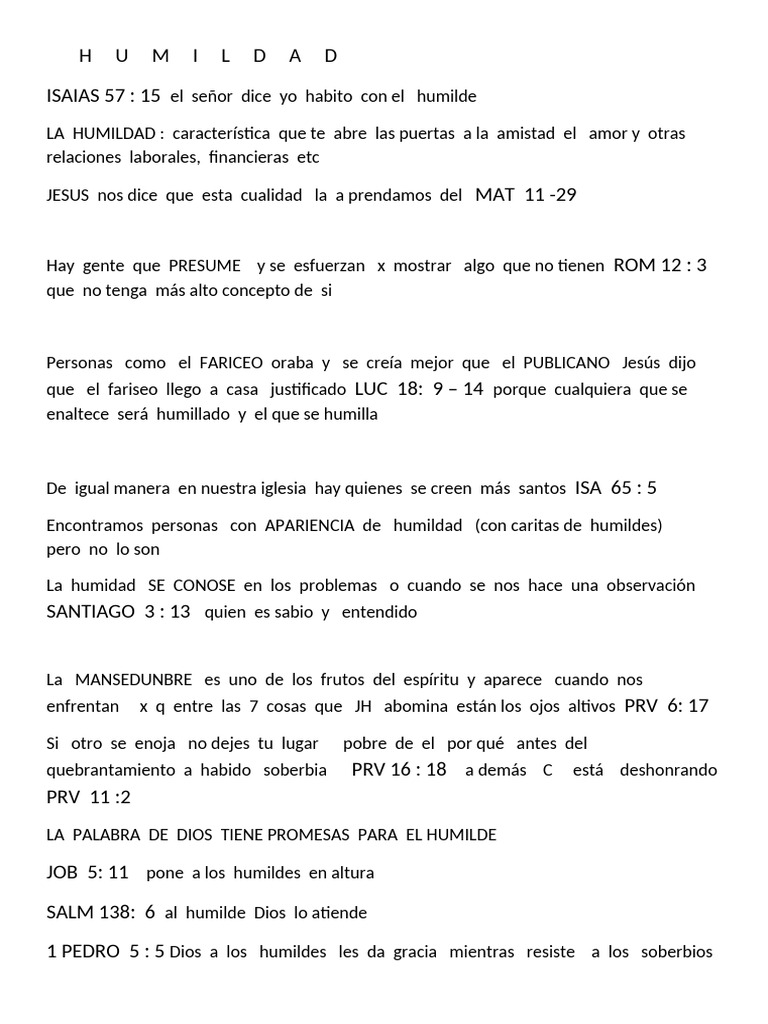 HUMILDAD | PDF