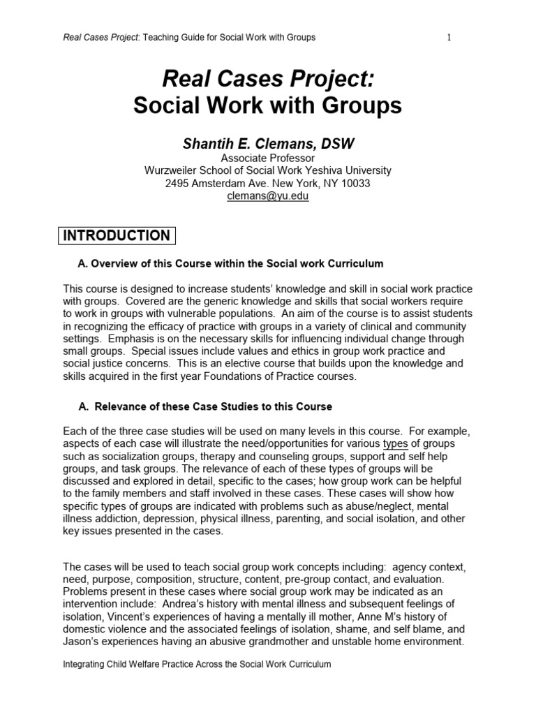 Social-Work-Practice-with-Groups-Guide | PDF | Social Work | Domestic ...