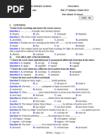 HSK Level 1 Mock Test | PDF