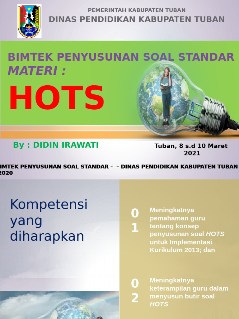 Materi Hots - Didin Irawati - Soal Standar 2021 | PDF