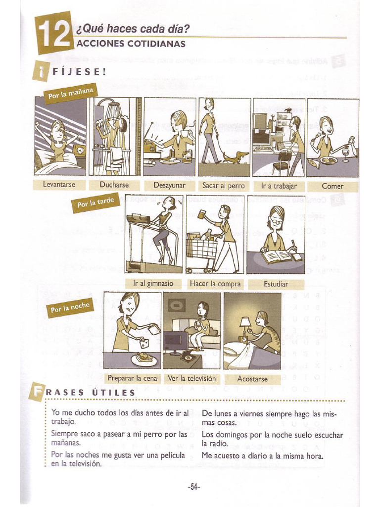 Actividades Diarias - Daily Activities | PDF