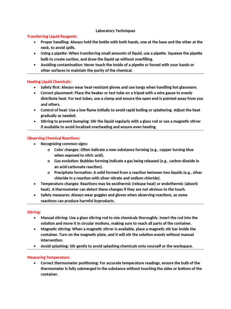 Laboratory Techniques | PDF | Distillation | Filtration