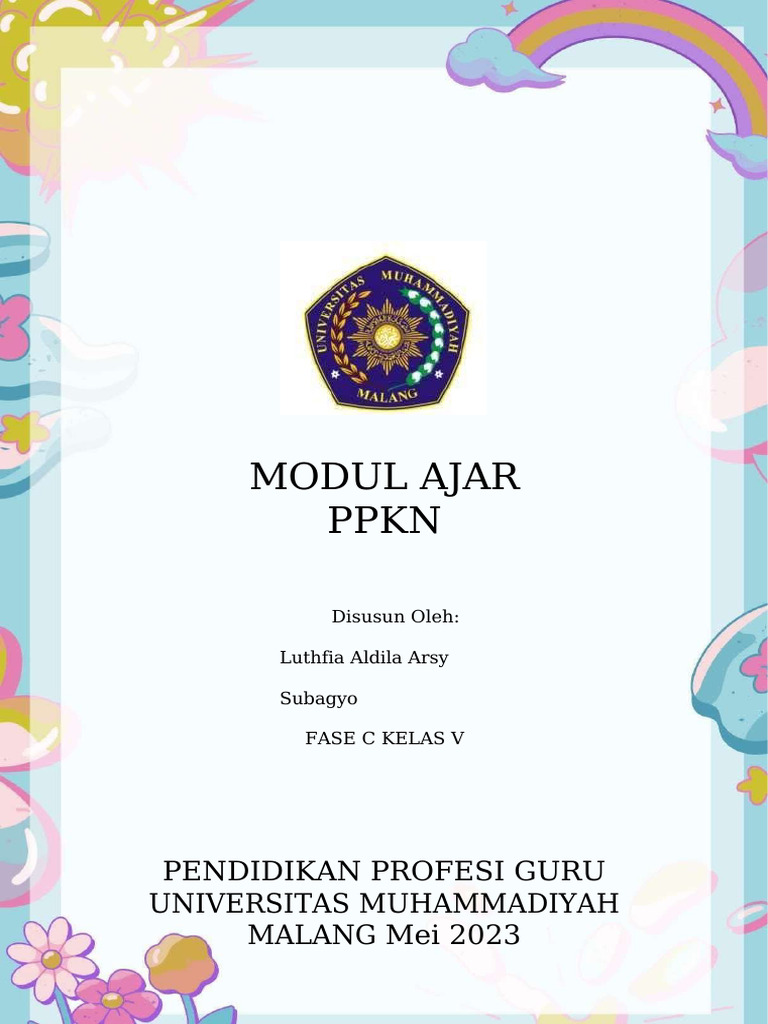 Modul Ajar PPKN Fix | PDF