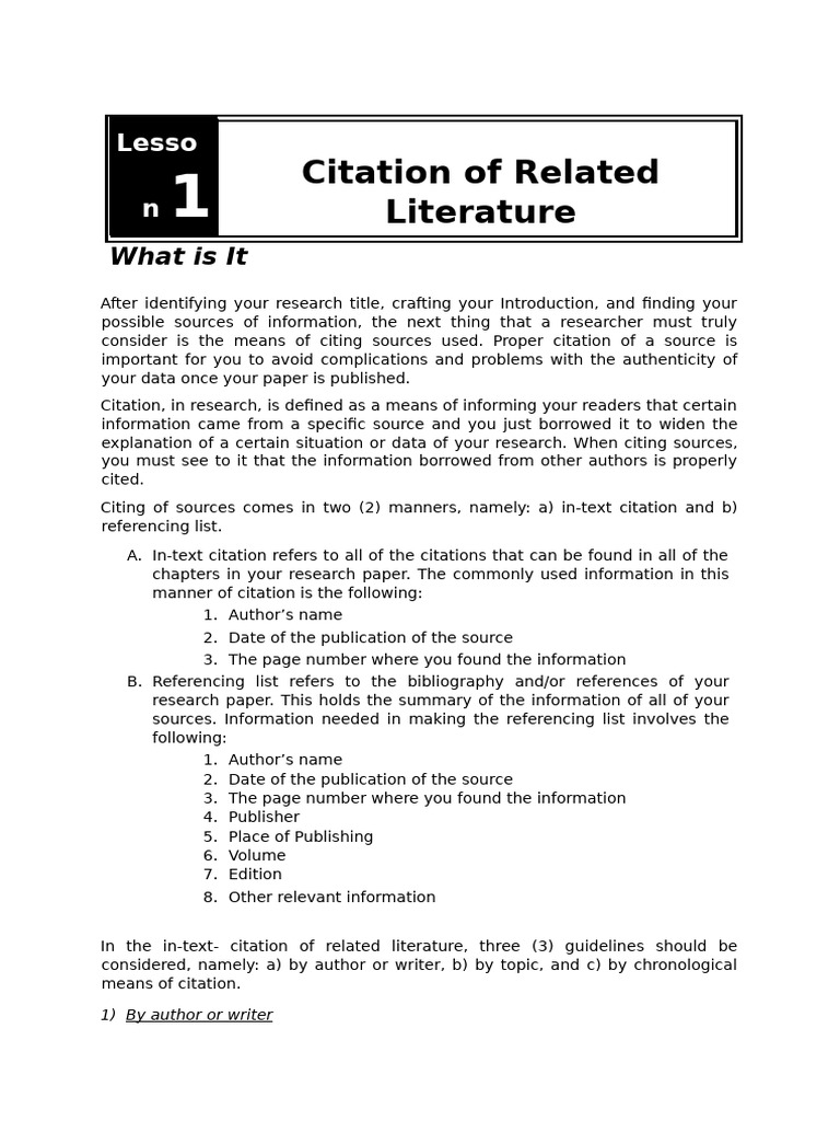 chapter 2 | PDF | Citation | Theory