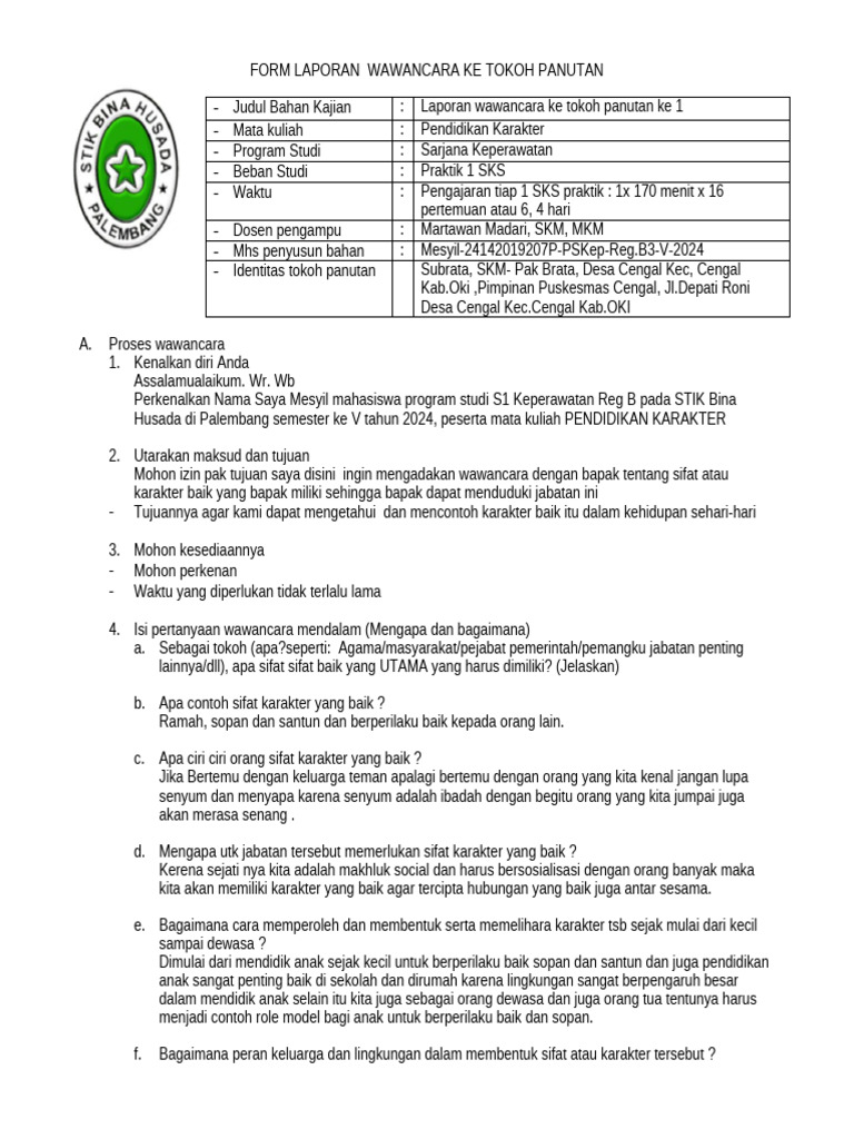 PK UTS WCR PSKep V B3 2024 MESYIL 24142019207P | PDF