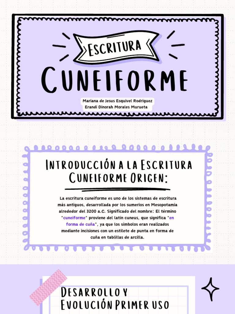 Escritura Cuneiforme - 20241009 - 073709 - 0000 | PDF | Cuneiforme | Escritura