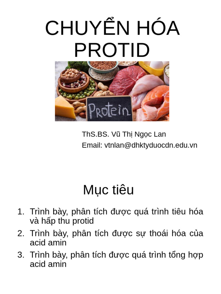 4. CHUYỂN HÓA PROTID | PDF
