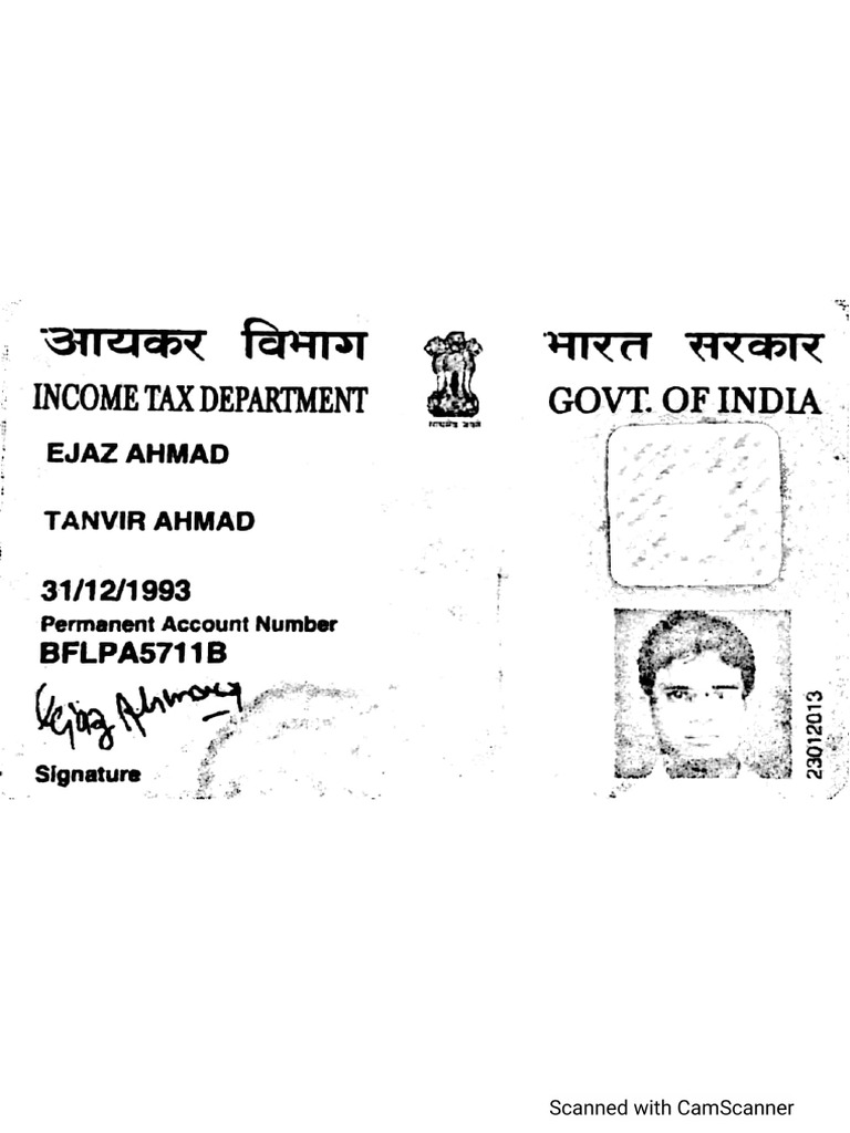 PAN CARD Copy of The | PDF