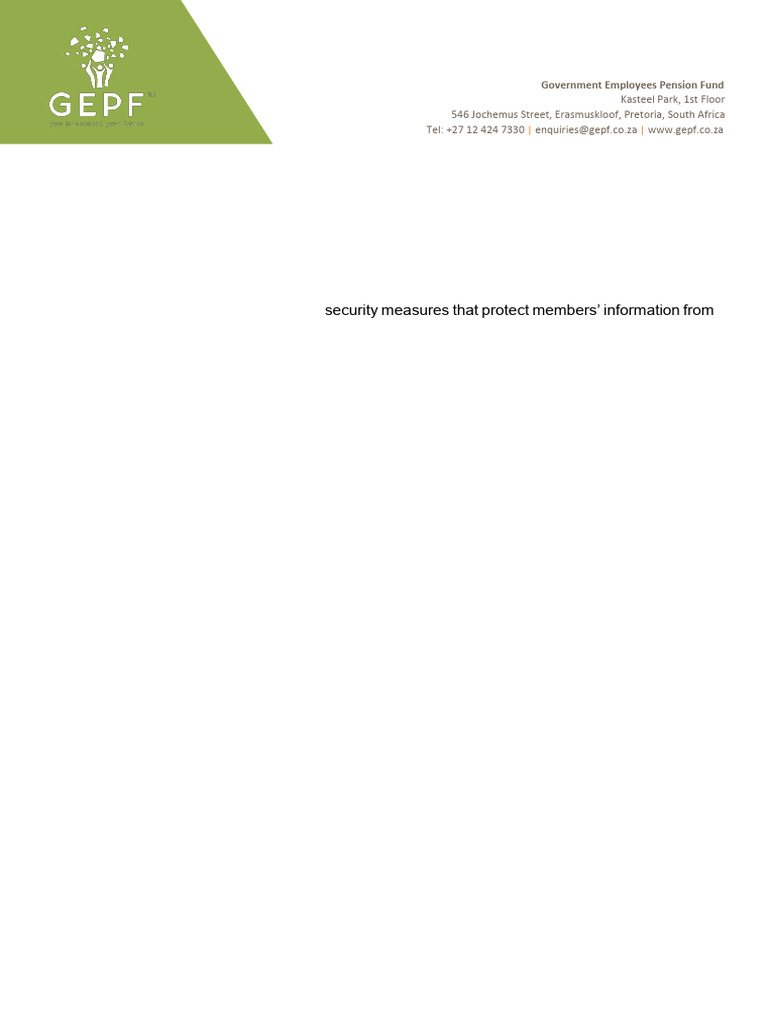 MEDIA STATEMENT GEPF Self Service App Up and Running FINAL - 20 June ...