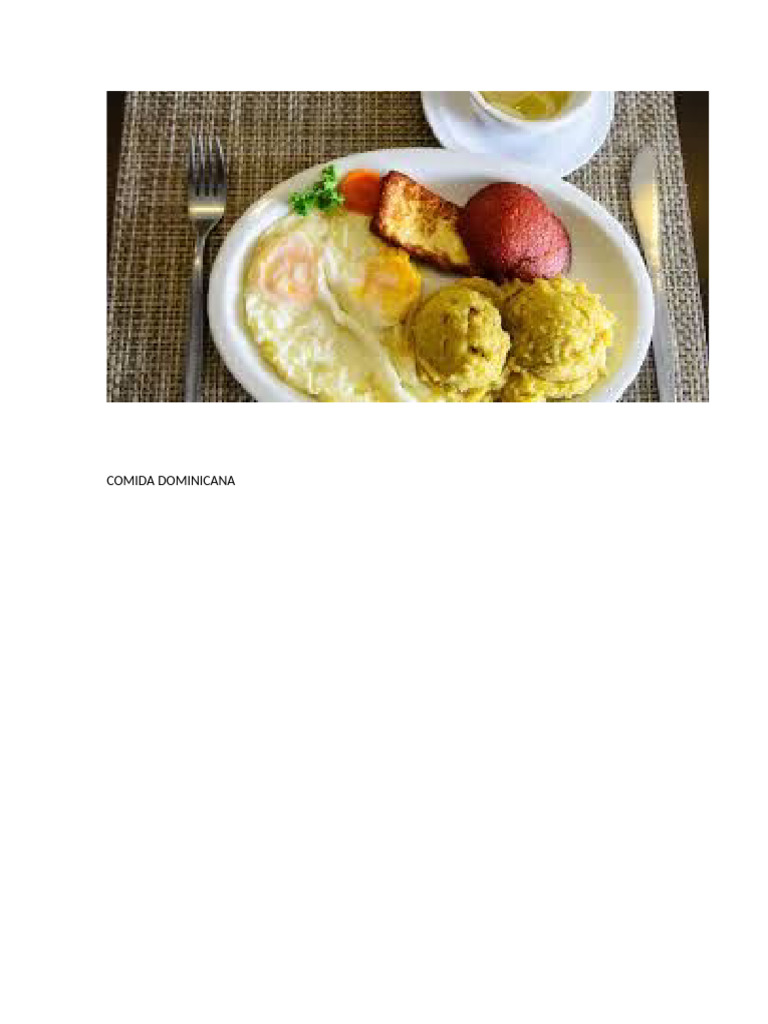 Comida Dominicana | PDF