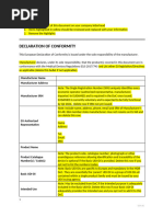 MDR Technical Documentation Checklist | PDF | Packaging And Labeling ...
