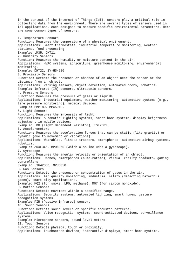 IOT | PDF | Internet Of Things | Radio Frequency Identification