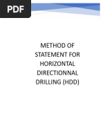 HDD Bore Plan Template Guide | PDF | Drilling