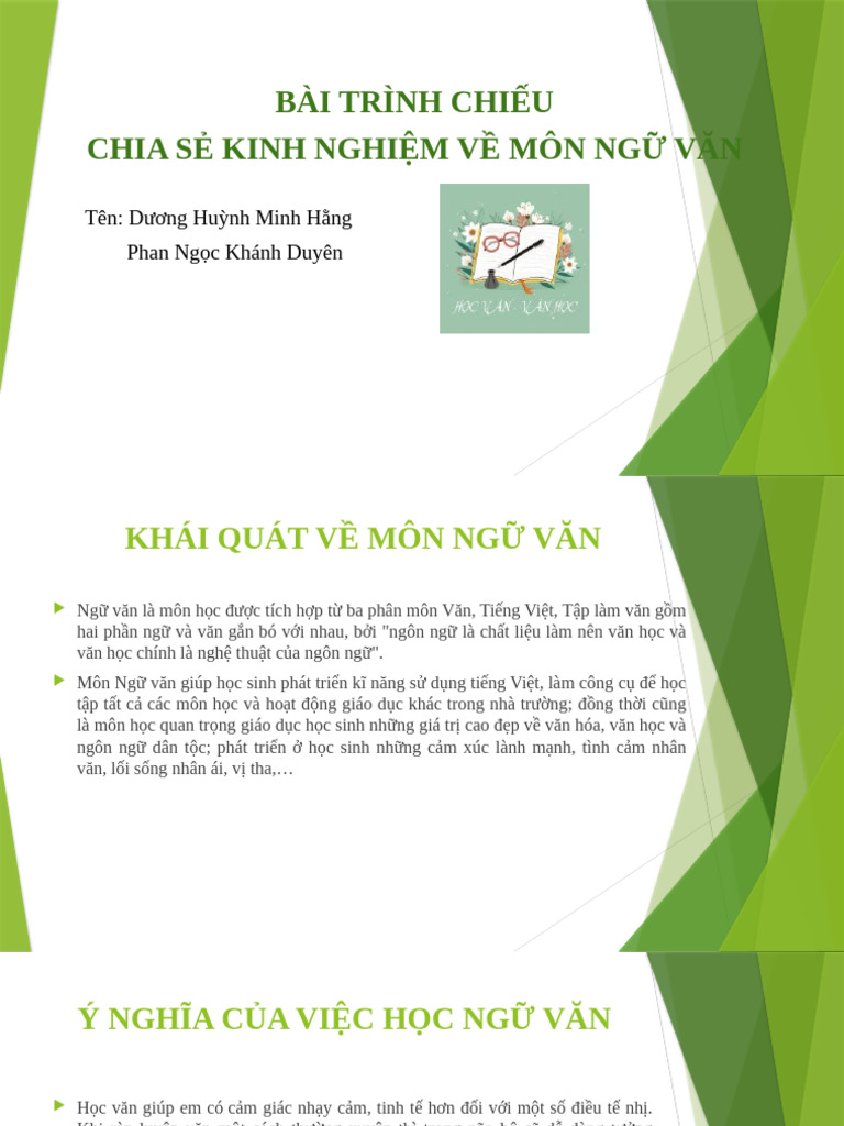 BÀI TRÌNH CHIẾU | PDF