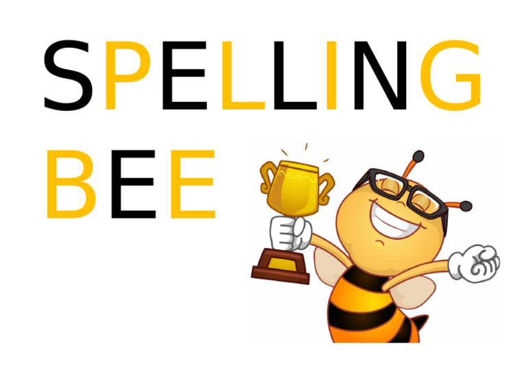 Spelling Bee Poster | PDF