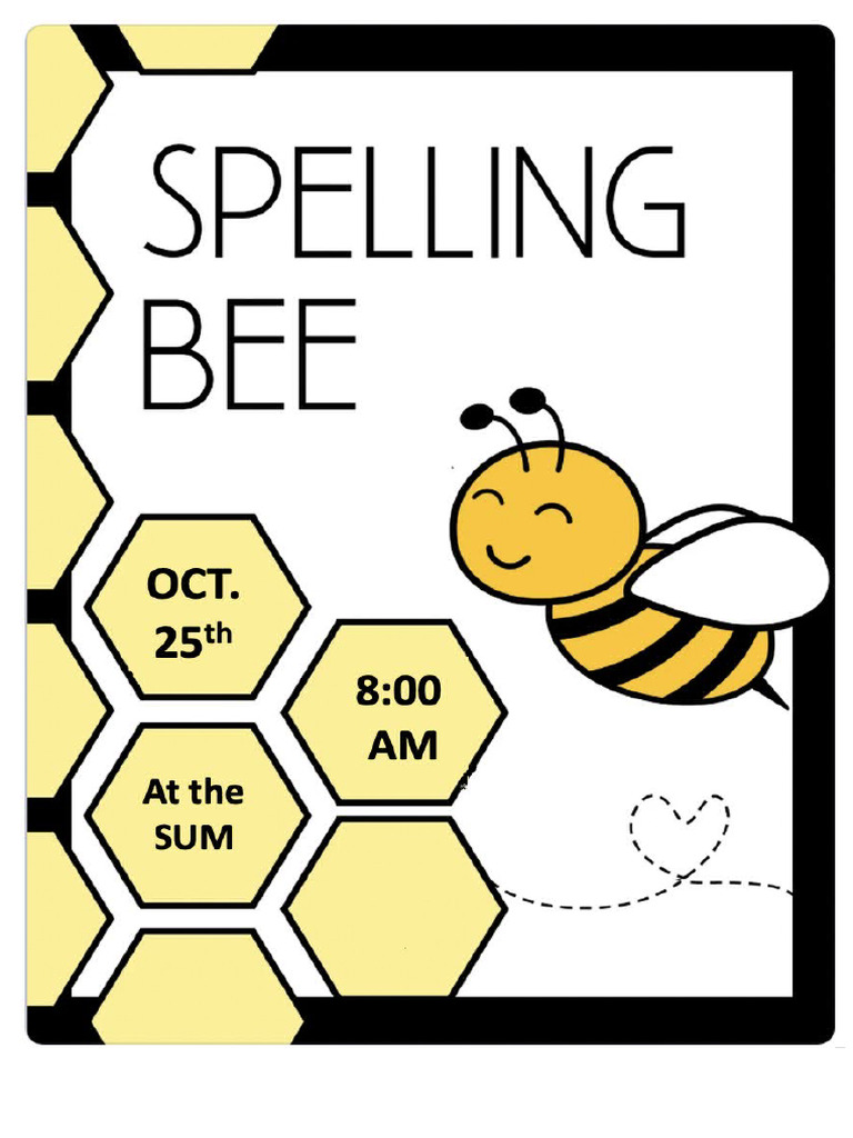 Spelling Bee Mini Posters | PDF