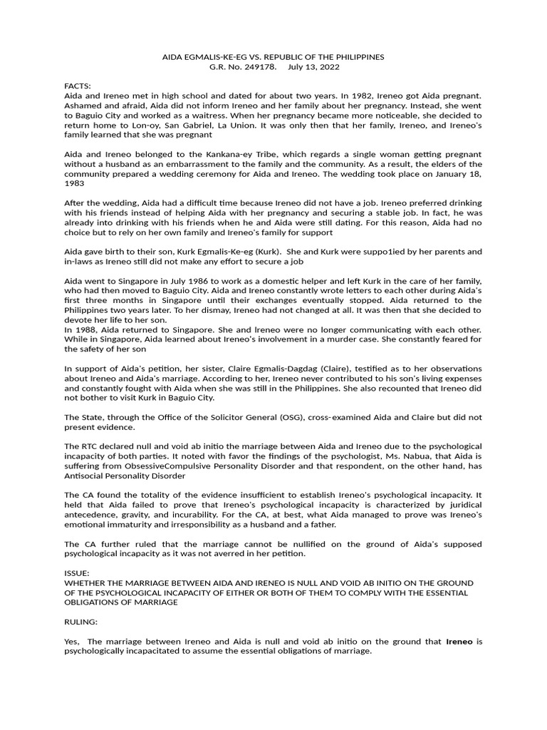 Case no. 16-20 | PDF | Annulment