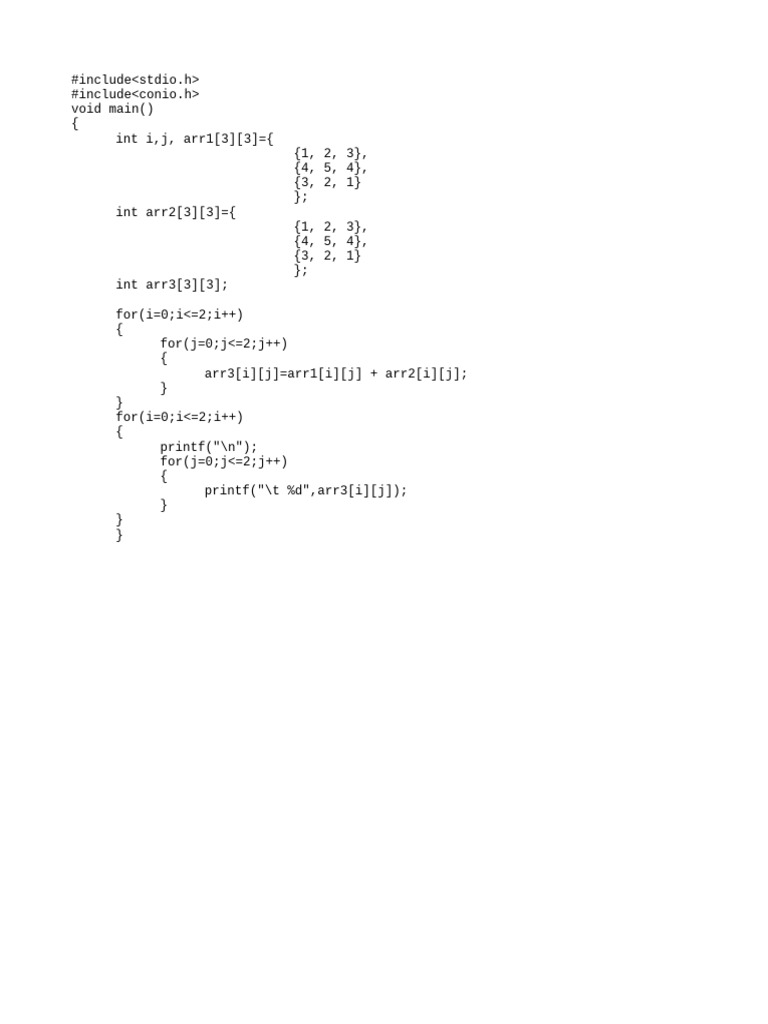 Matrix Addition and Subtraction | PDF
