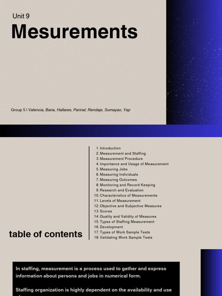 Unit-9-Measurement_20241129_135816_0000 | PDF | Validity (Statistics ...