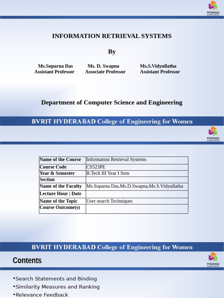 IRS-Unit-4 | PDF | Cognition | Information Retrieval