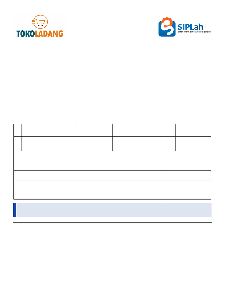 Proforma Invoice Toko Ladang 2024 | PDF