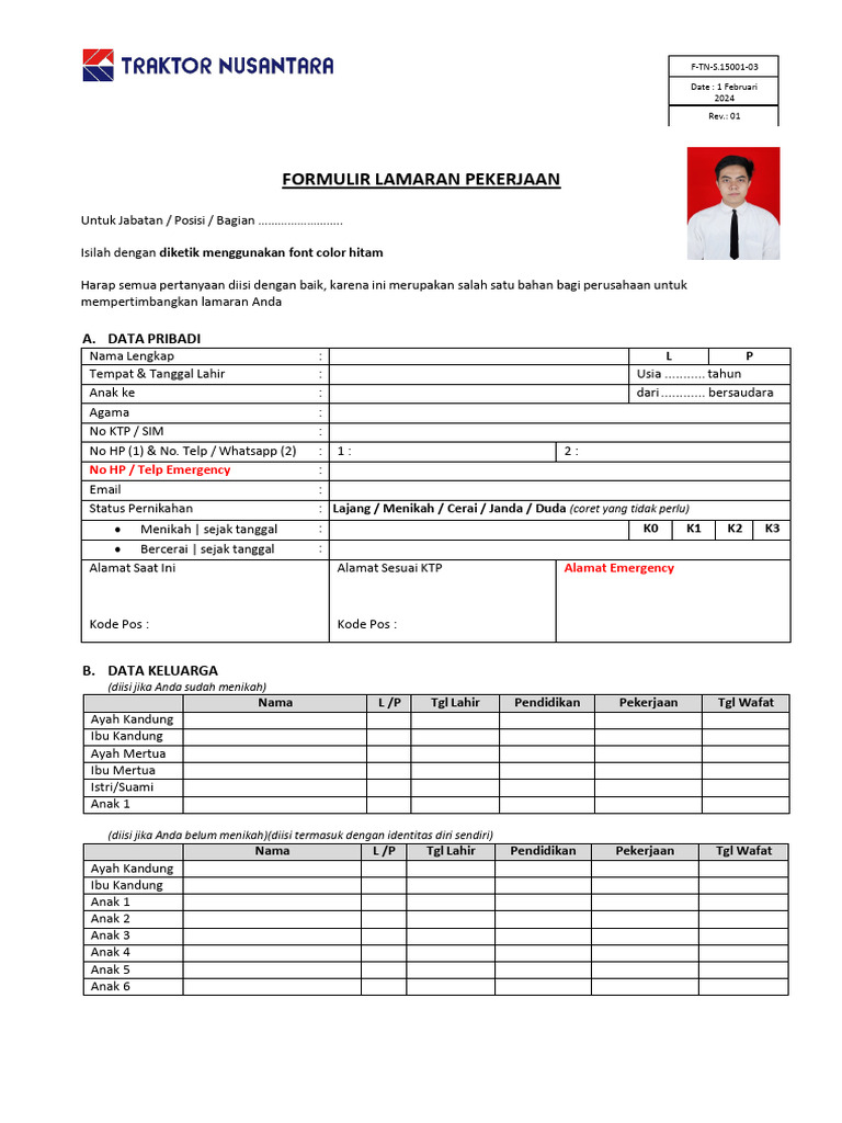 FLK Traktor Nusantara - Nama Lengkap | PDF