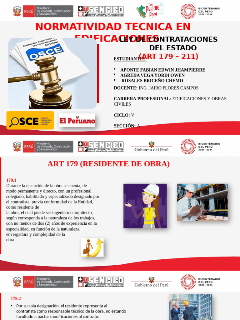 Normatividad Tecnica en Edificaciones | PDF | Contratista general | Ley común