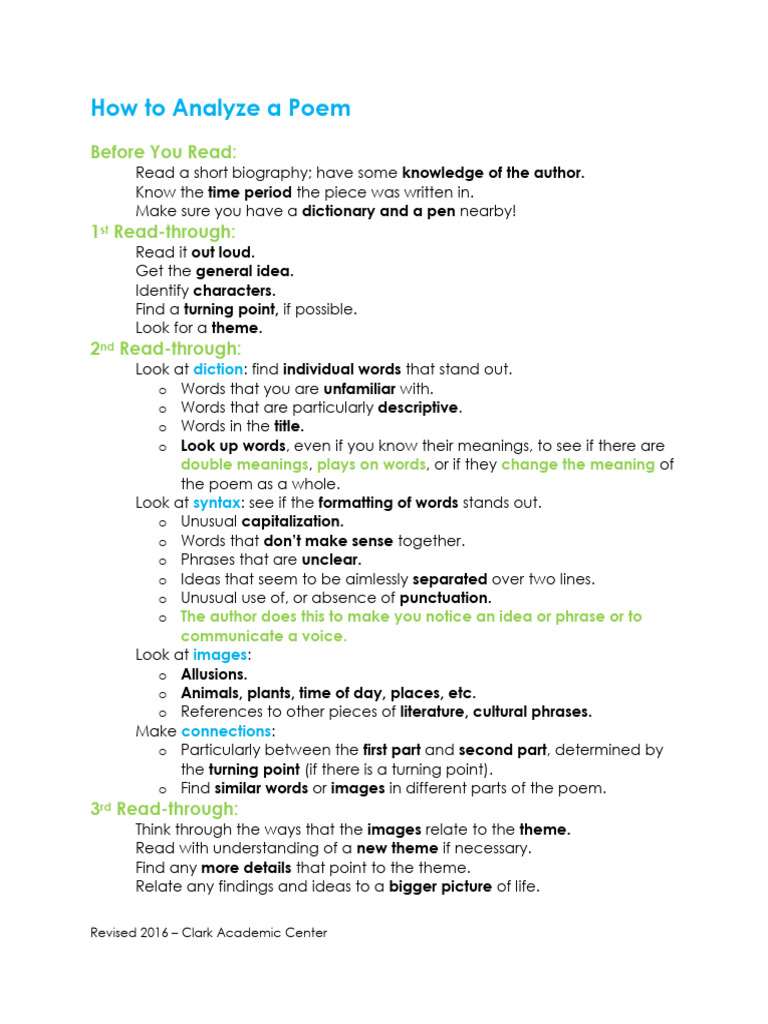 Analyzing-Poetry (1) | PDF