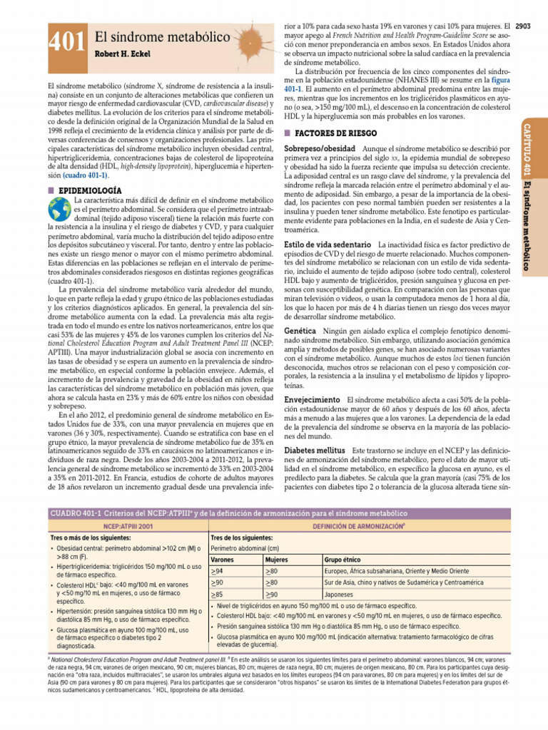 SM Harrison | PDF | Síndrome metabólico | Obesidad