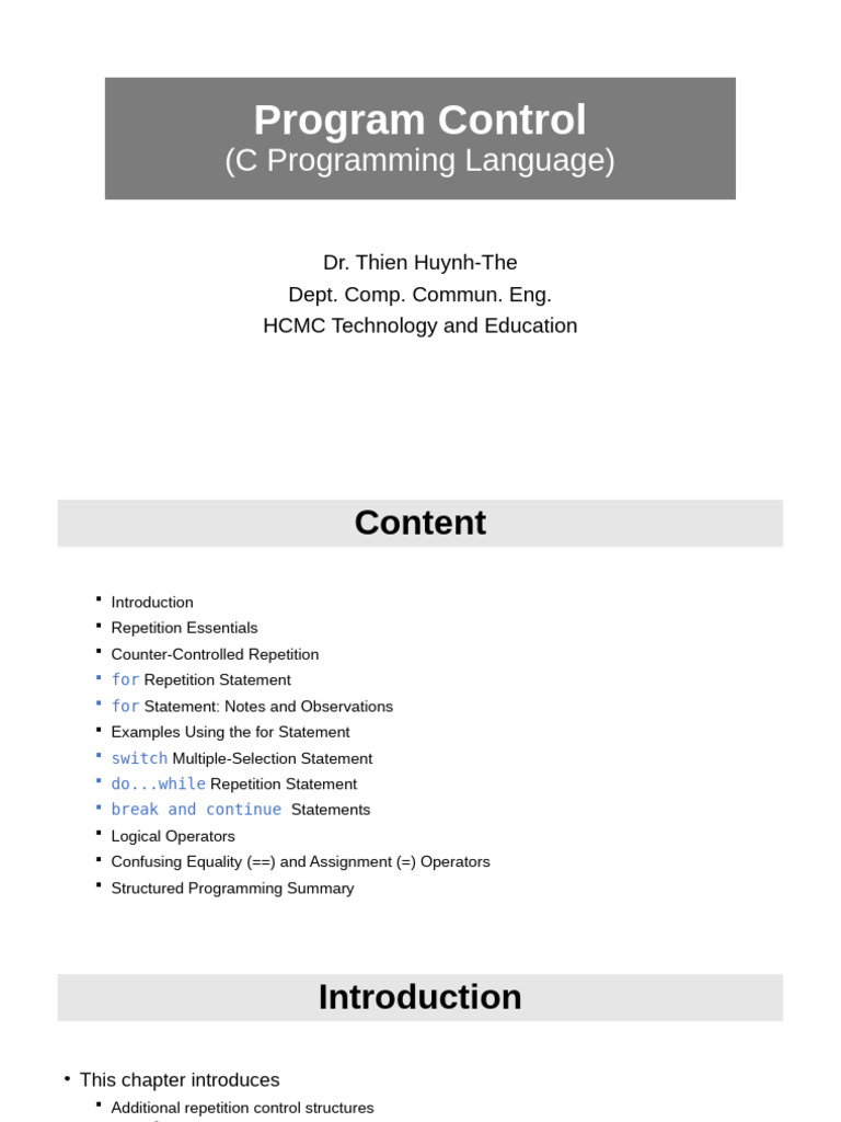 Lecture 04 | PDF | Control Flow | Computing Lecture 04 | PDF | Control Flow | Computing