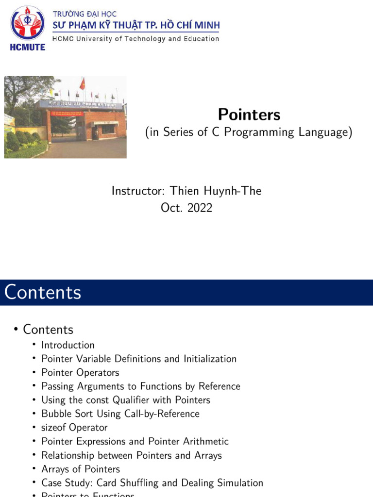 Lecture-07-Pointers | PDF Lecture-07-Pointers | PDF