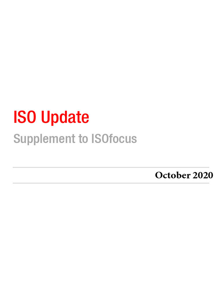 10 Ottobre 2020 | PDF | International Organization For Standardization