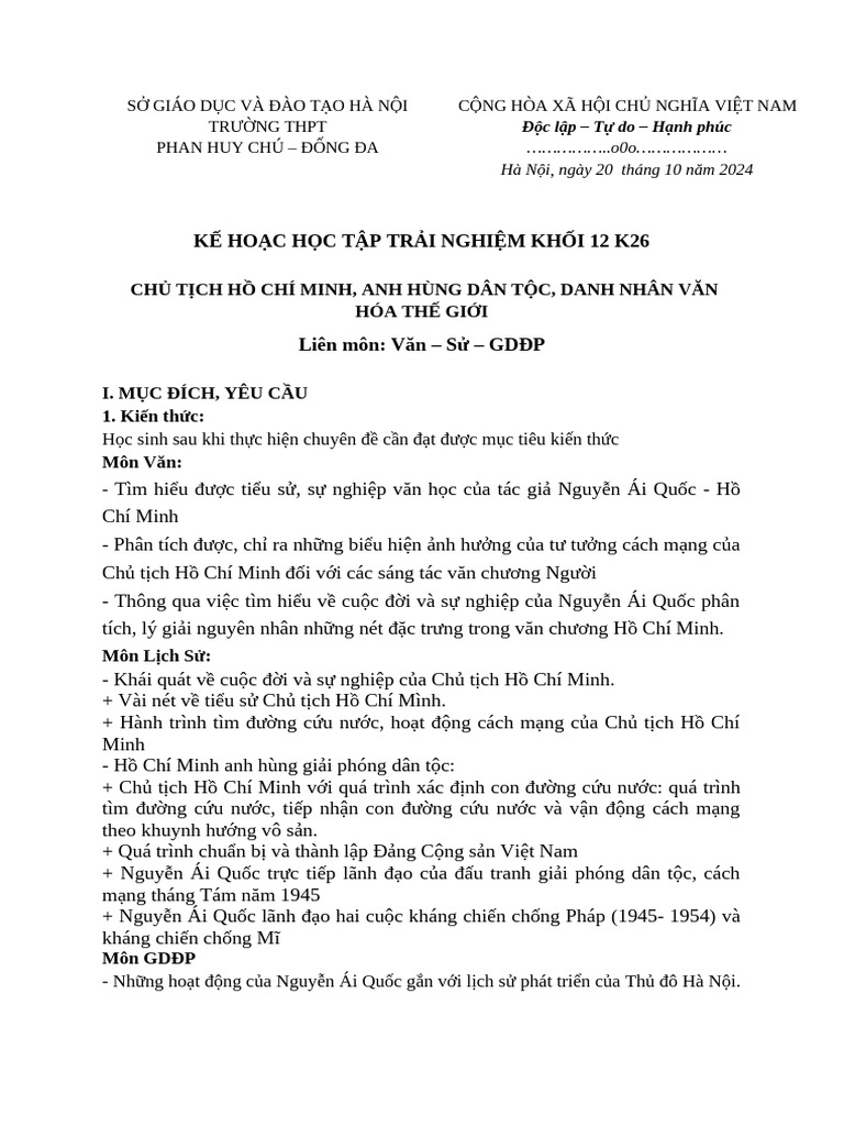 Liên Môn Văn - S - GDDP-12 | PDF